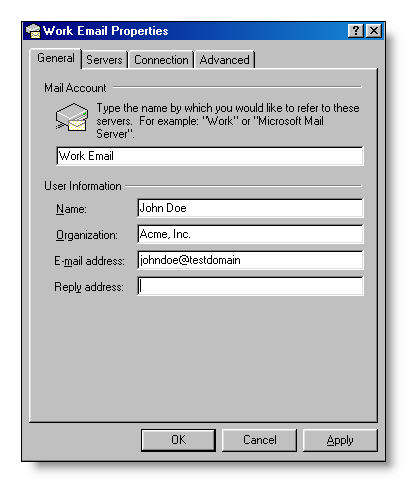 Outlook & Outlook Express Settings